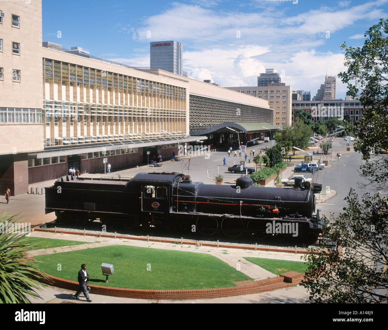 Johannesburg Republic of South Africa Train station Stock Photo - Alamy