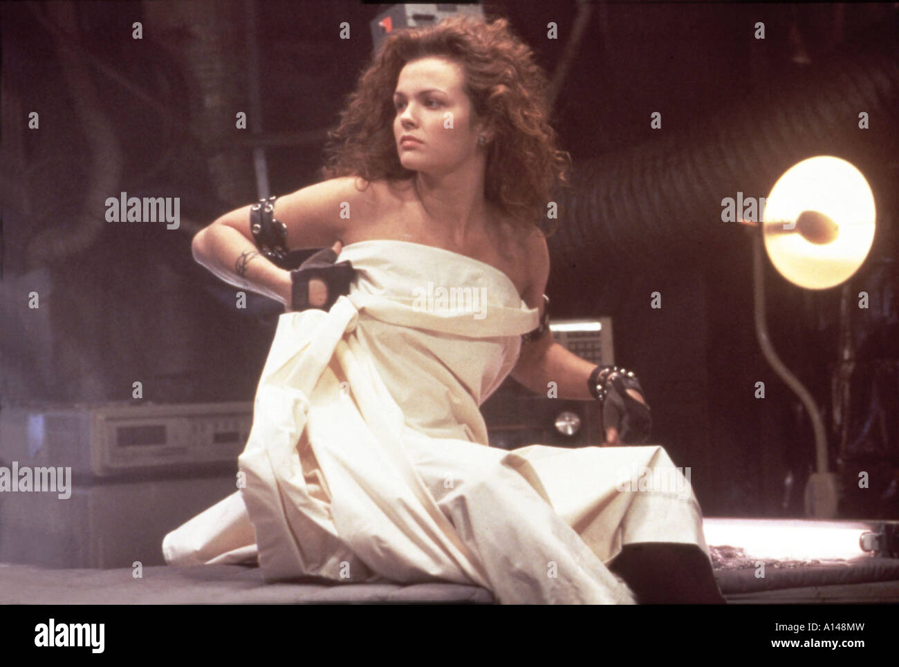 Johnny Mnemonic Year 1995 Director Robert Longo Dina Meyer Stock Photo ...