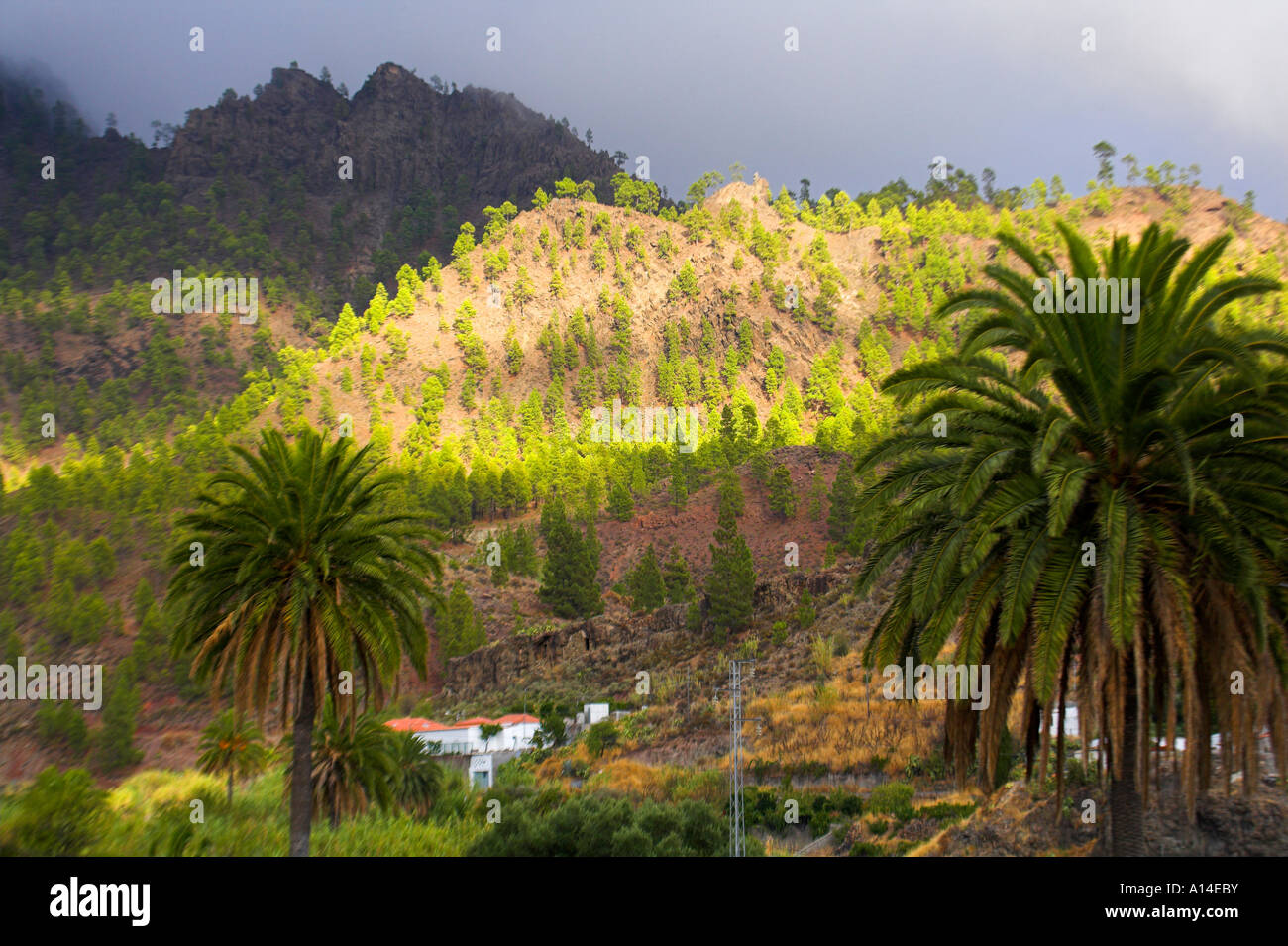 Berge im Licht Mountains Light Stock Photo - Alamy
