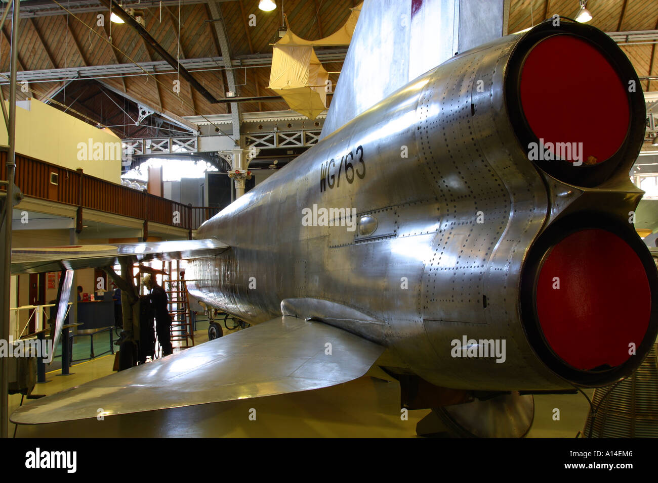 Manchester Museum of Science and Industry flight hall with display of ...