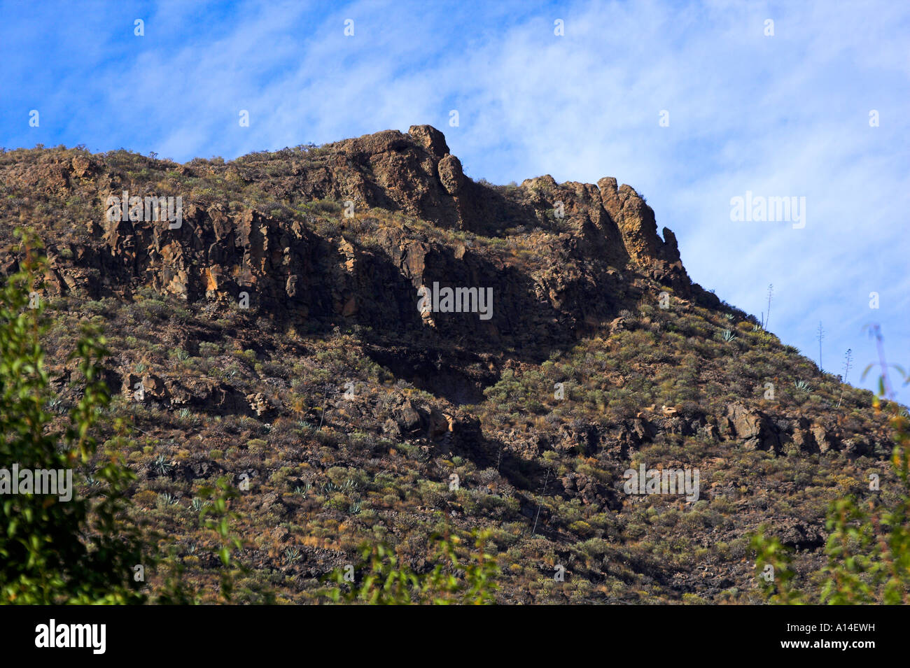 Berge im Licht Mountains Light Stock Photo - Alamy