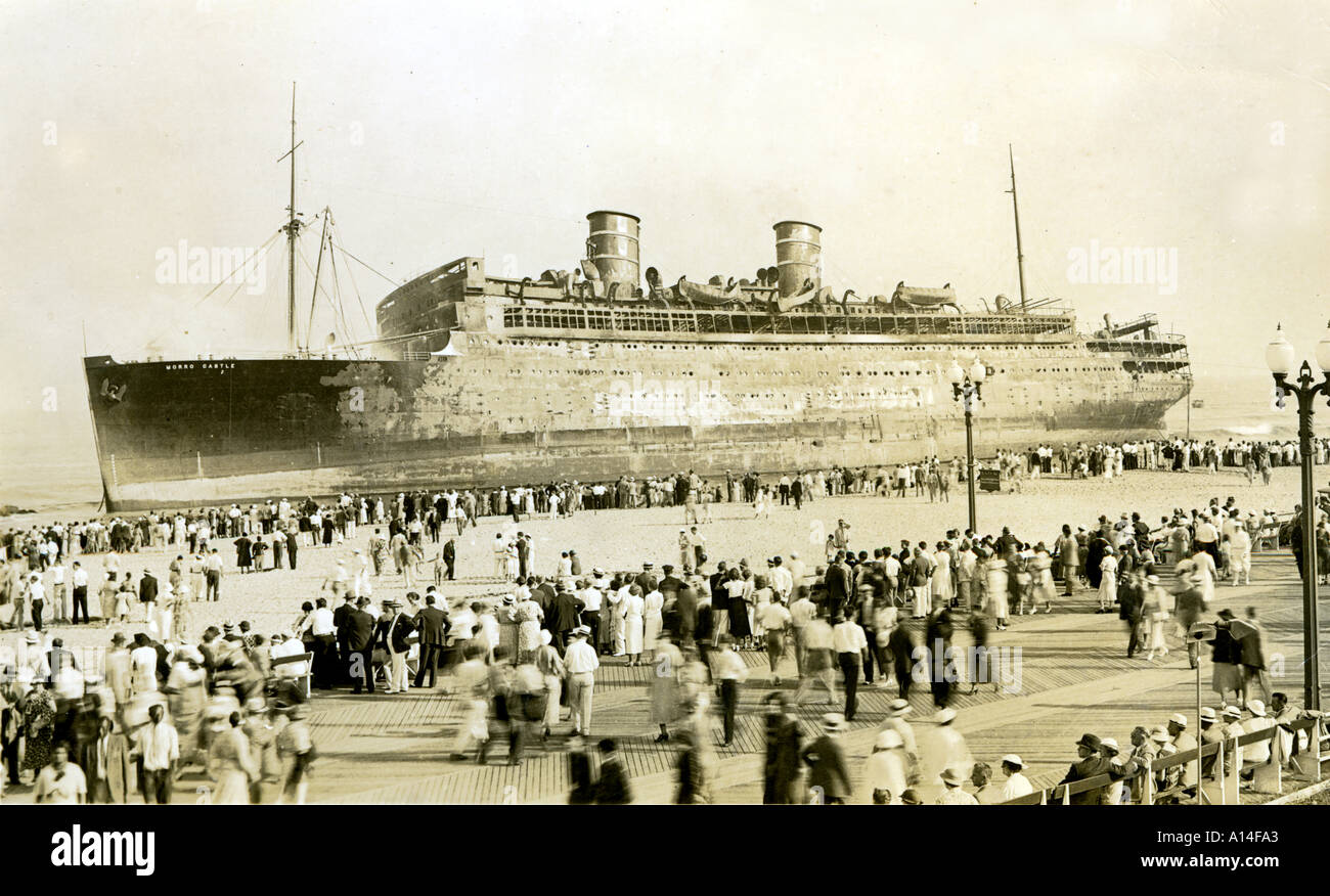 Wreck of the Morro Castle Stock Photo - Alamy
