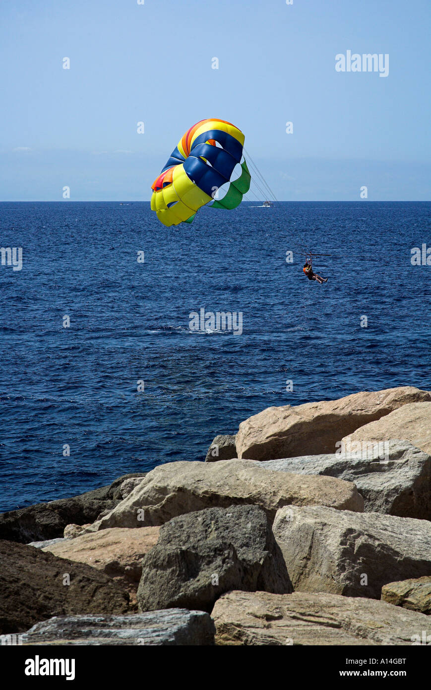 Puerto Rico skydiving Stock Photo - Alamy
