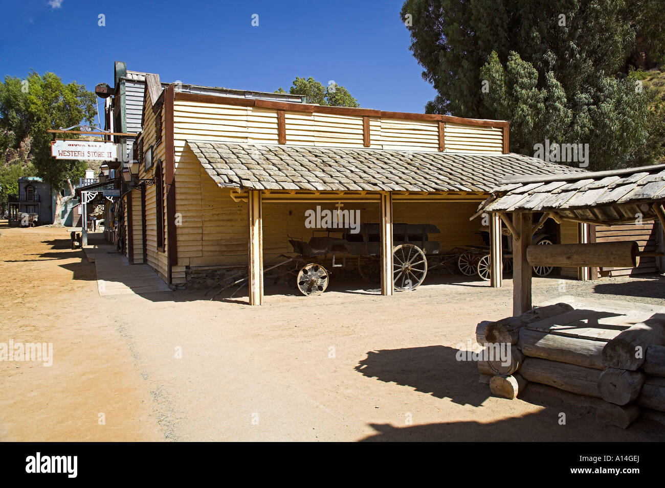 Sioux City Western Town Stock Photo - Alamy