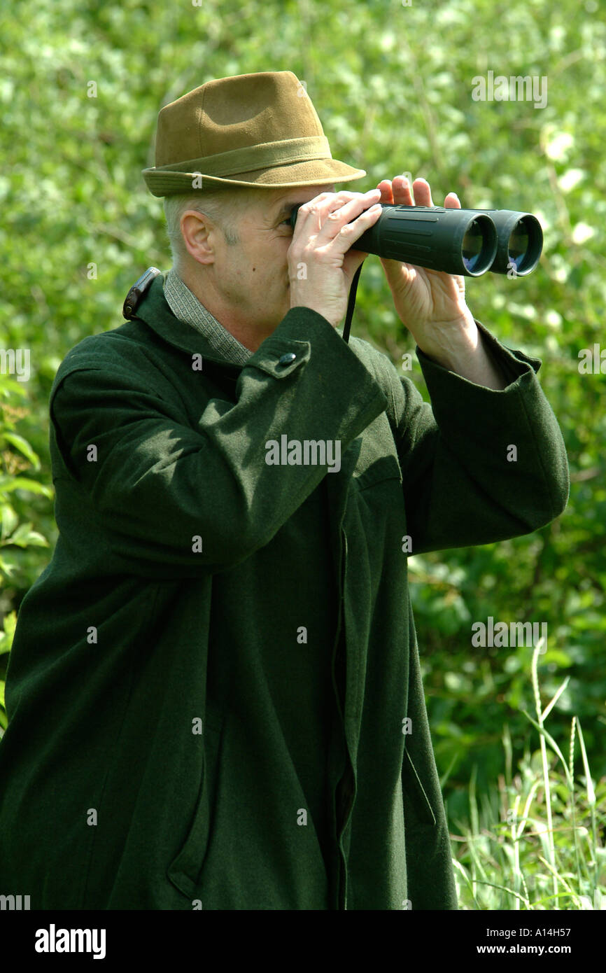 ranger in the forest Stock Photo - Alamy
