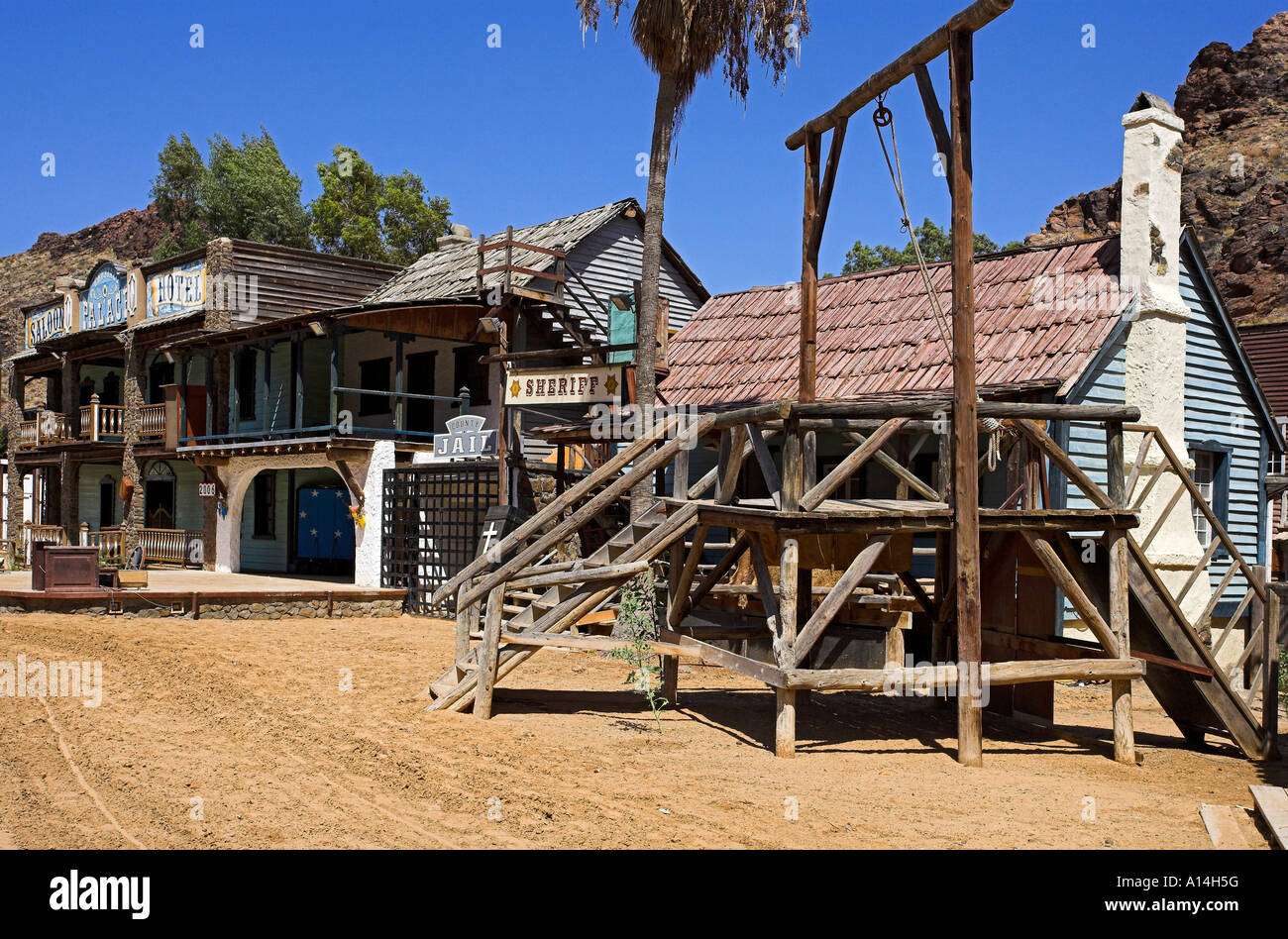 Sioux City Western Town Stock Photo - Alamy