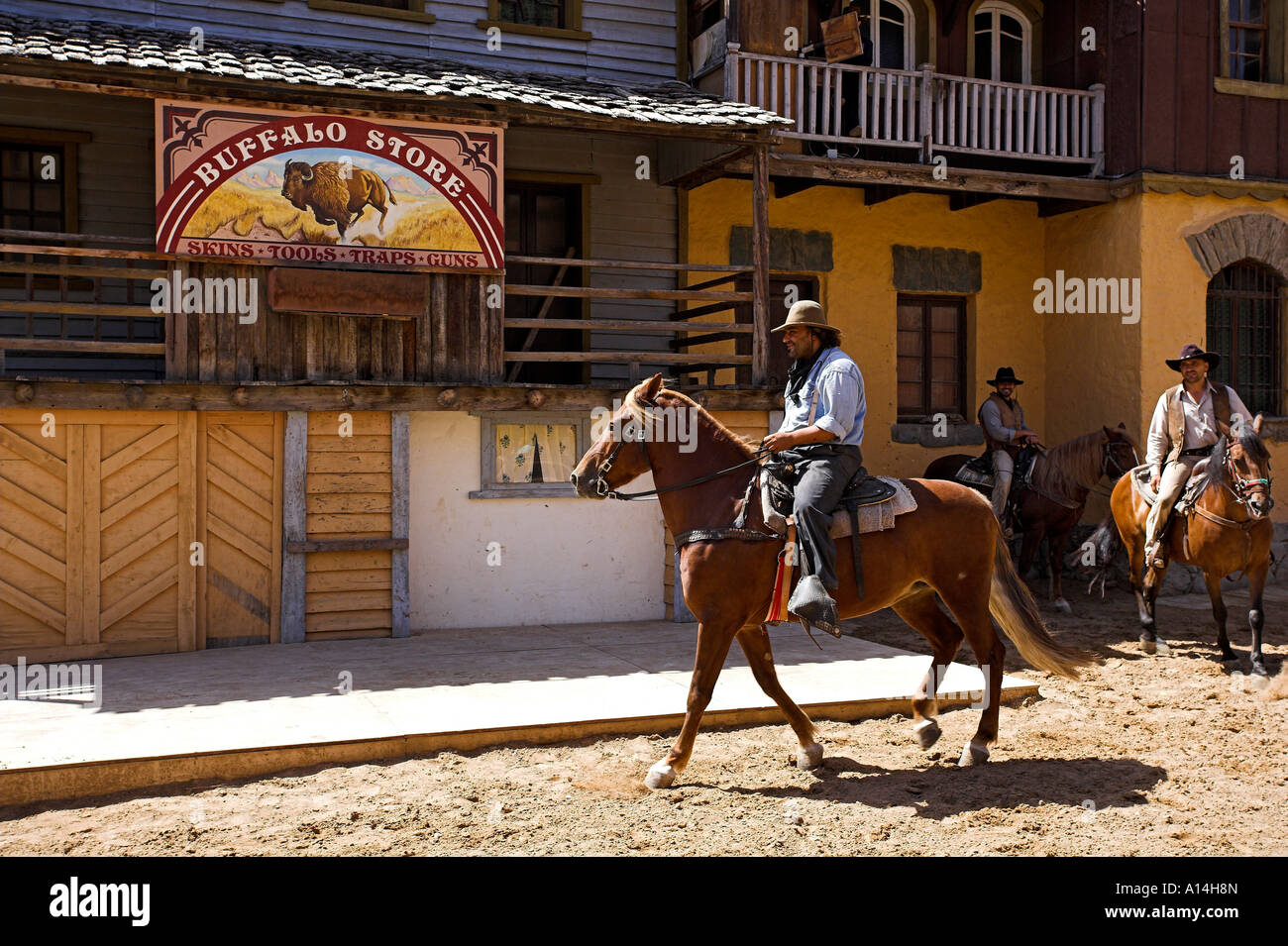 Sioux City Western Town Stock Photo - Alamy