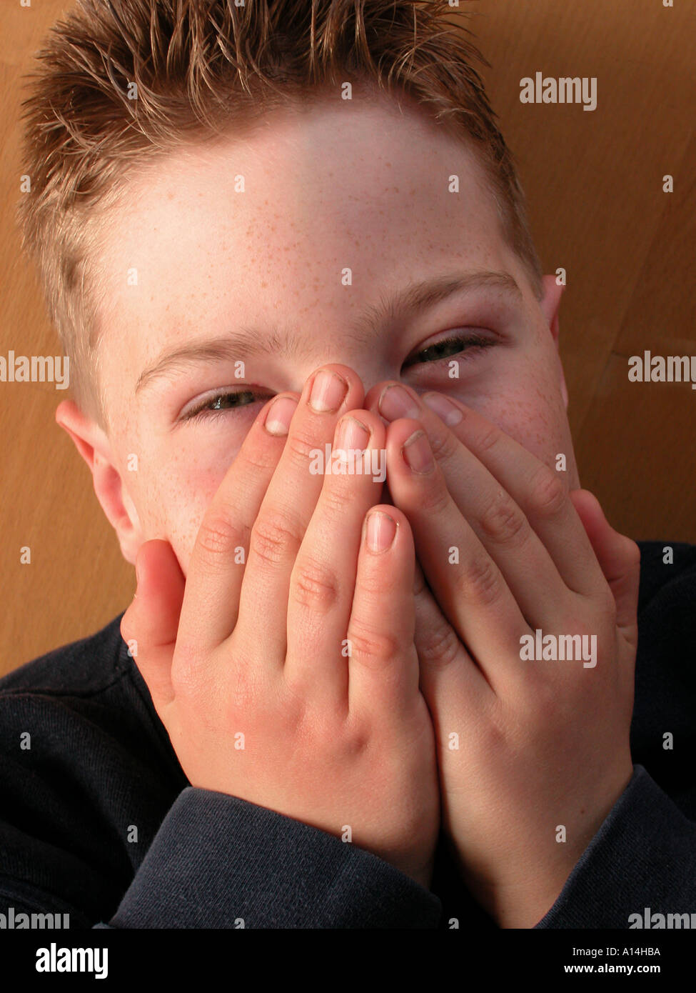 Anxious child teenager hi-res stock photography and images - Alamy