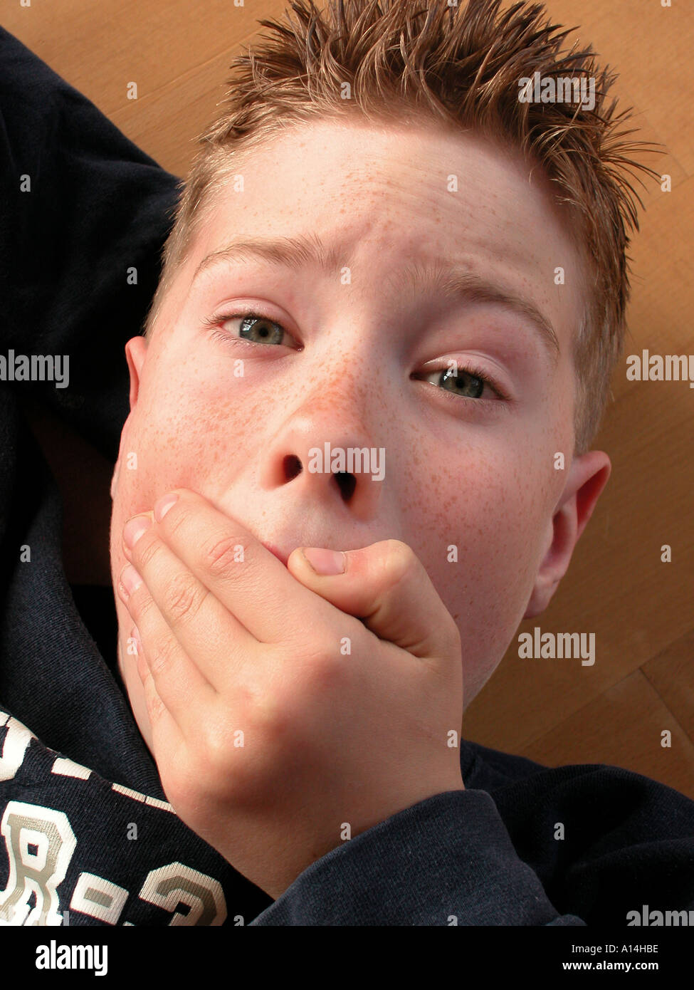 Anxious child teenager hi-res stock photography and images - Alamy