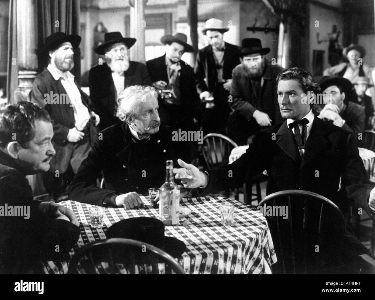 They died with their boots on 1941 Raoul Walsh Errol Flynn Stock Photo ...