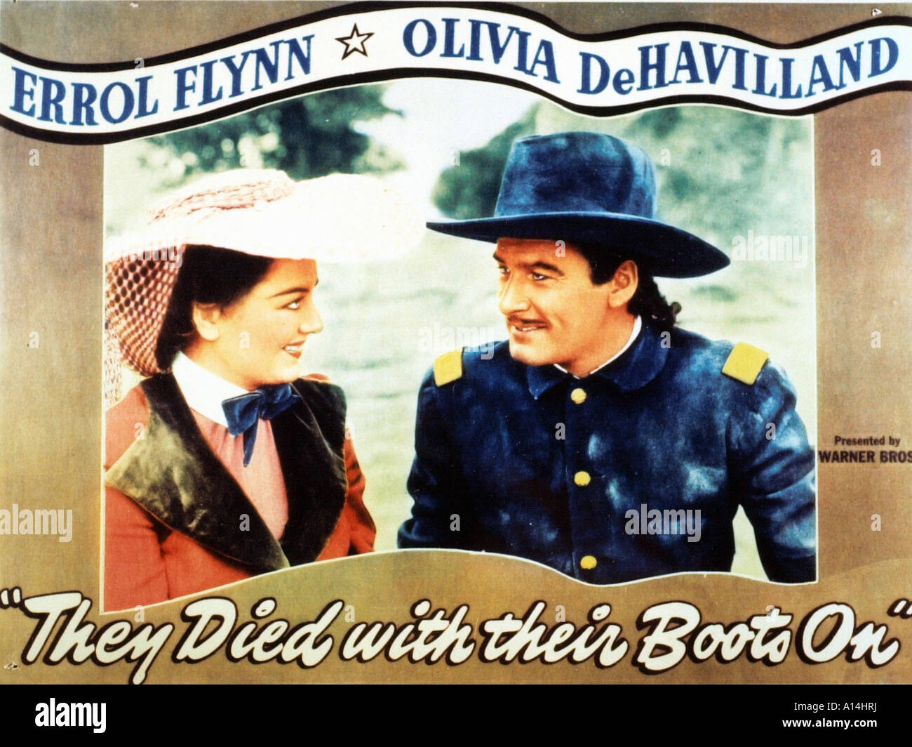 They died with their boots on 1941 Raoul Walsh Errol Flynn Olivia de ...