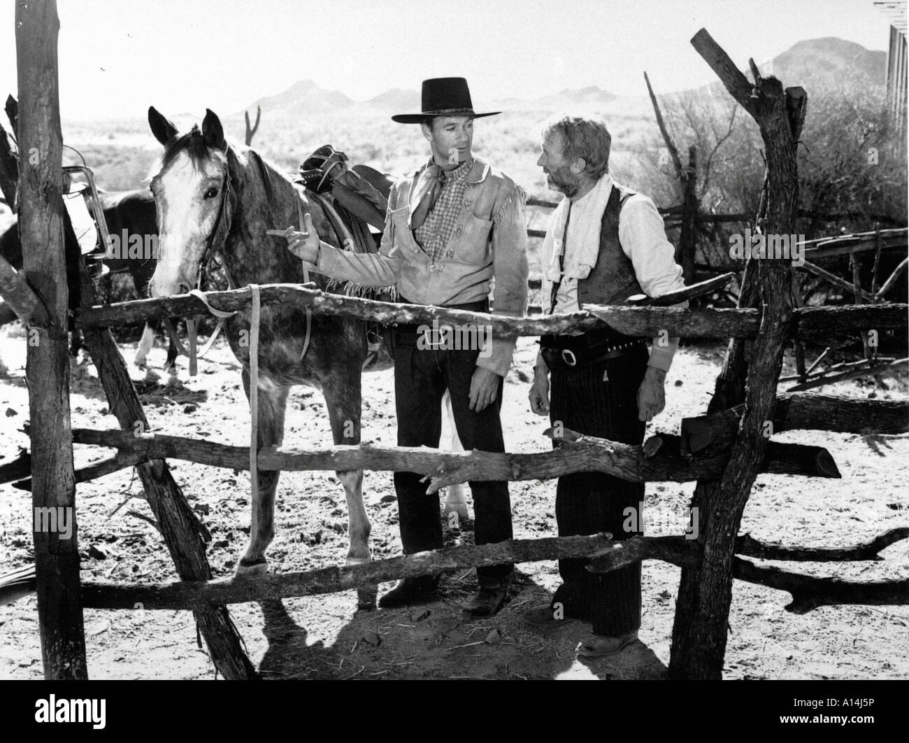 The westerner 1940 William Wyler Gary Cooper Walter Brennan Stock Photo ...
