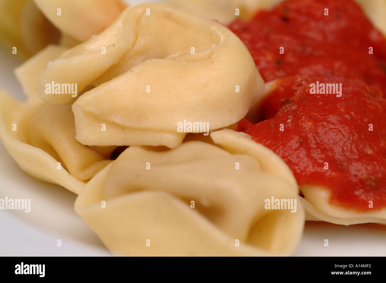 noddles Tortelini pasta with tomato sauces Stock Photo - Alamy