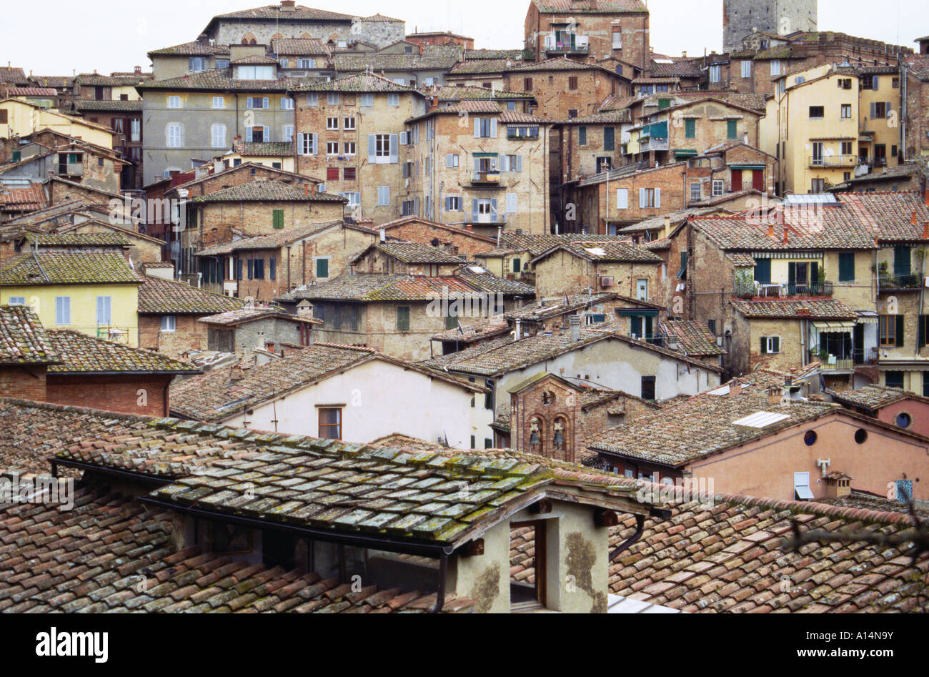 Crowded Italian Hillside Villa