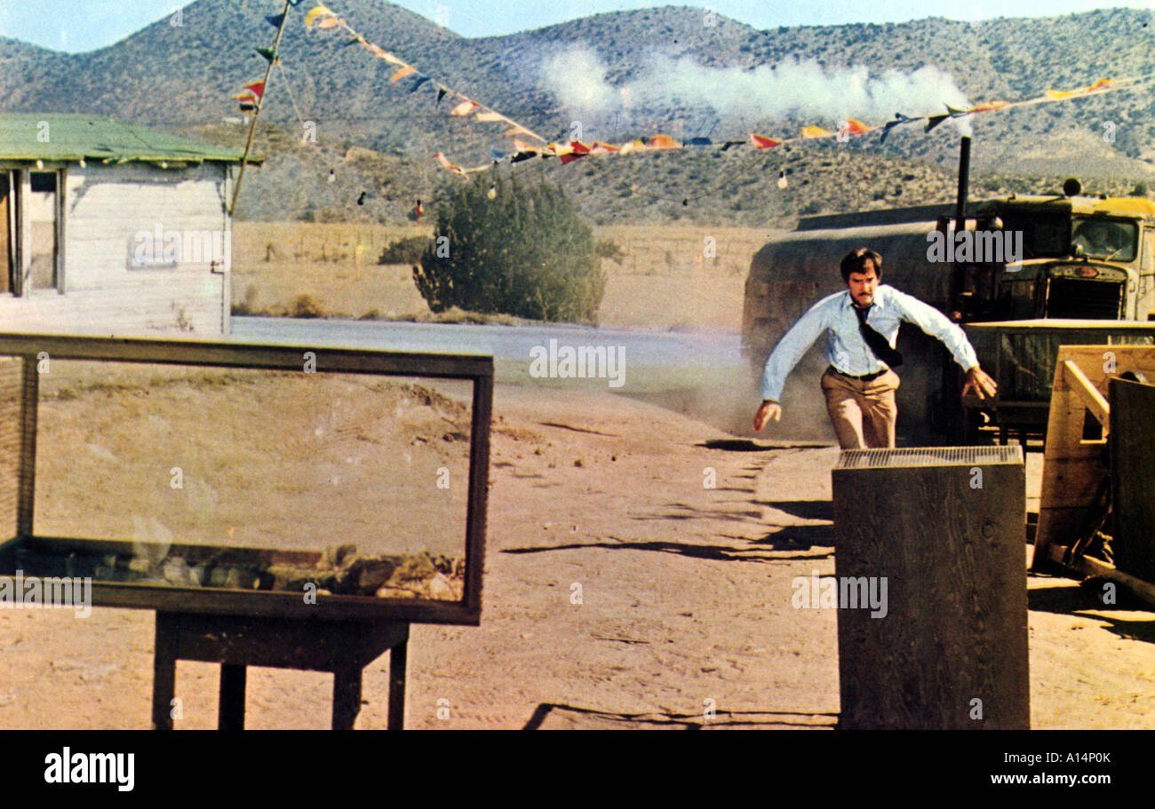 Duel 1971 Steven Spielberg Dennis Weaver Stock Photo - Alamy