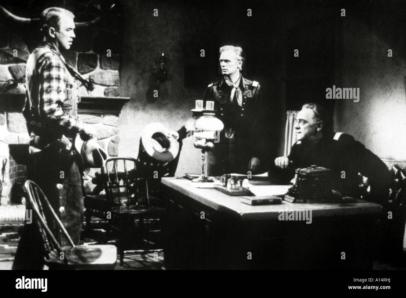 Two rode together 1961 John Ford Richard Widmark James Stewart Stock ...