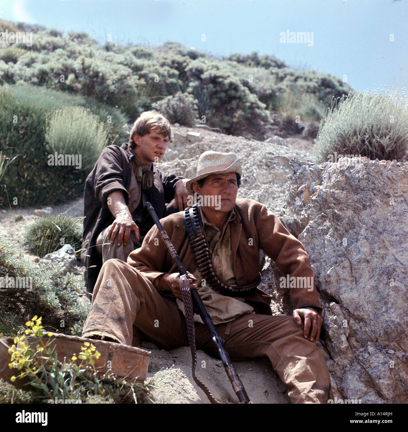 Figures in a landscape 1970 Joseph Losey Robert Shaw Malcolm McDowell ...