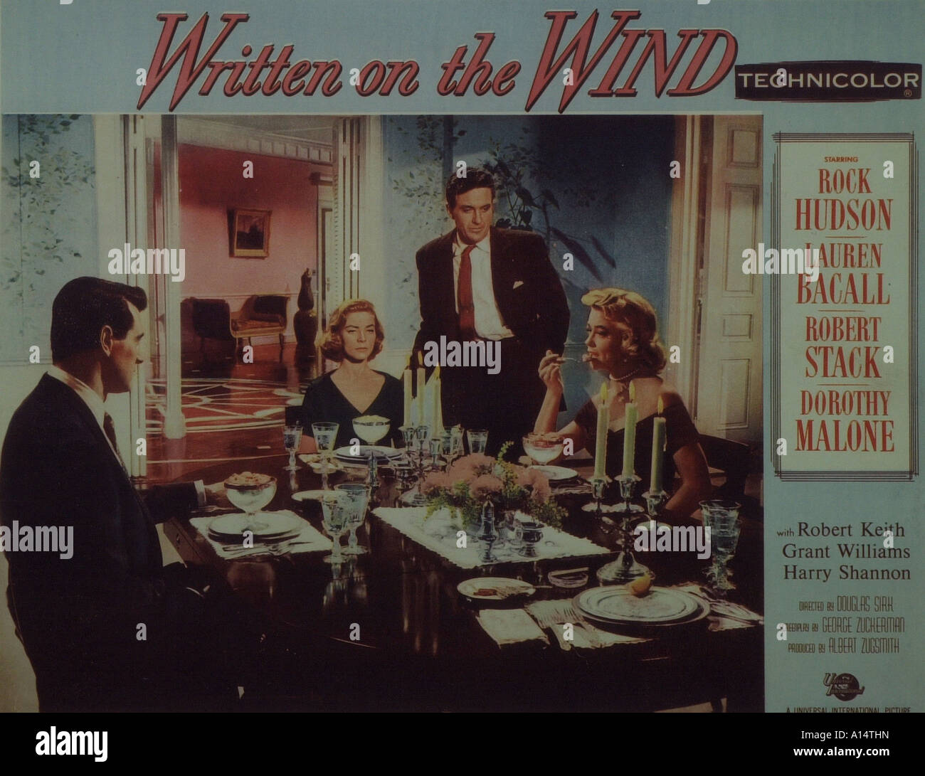 Written on the wind 1956 Douglas Sirk Lauren Bacall Rock Hudson Dorothy Malone Robert Stack ...