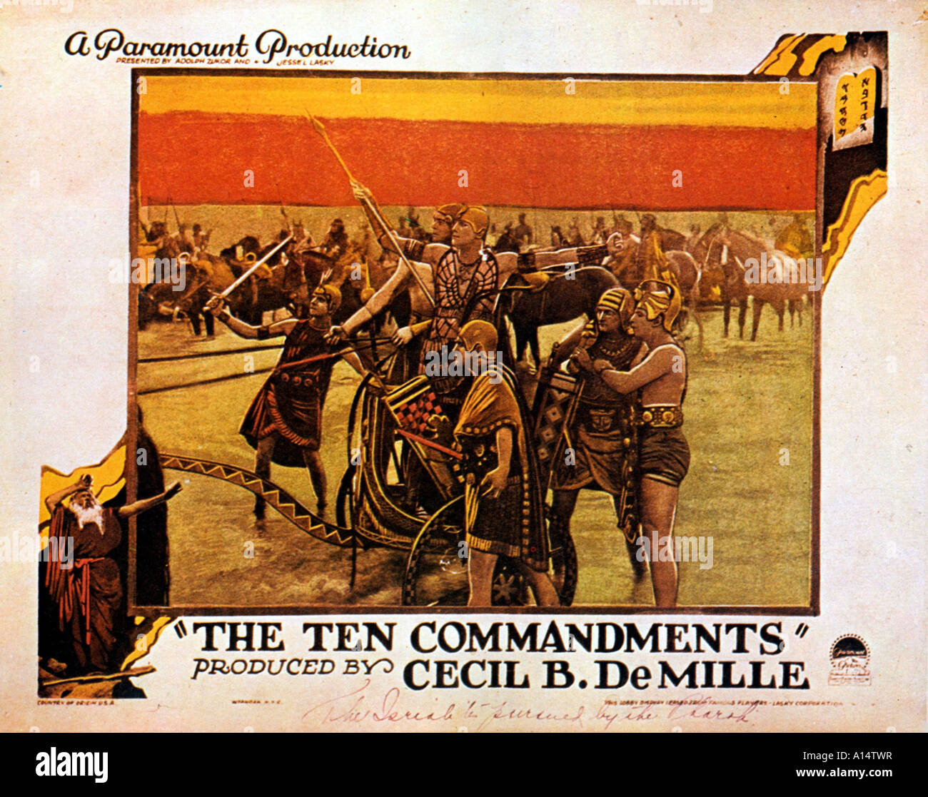 Ten commandments movie hi-res stock photography and images - Alamy