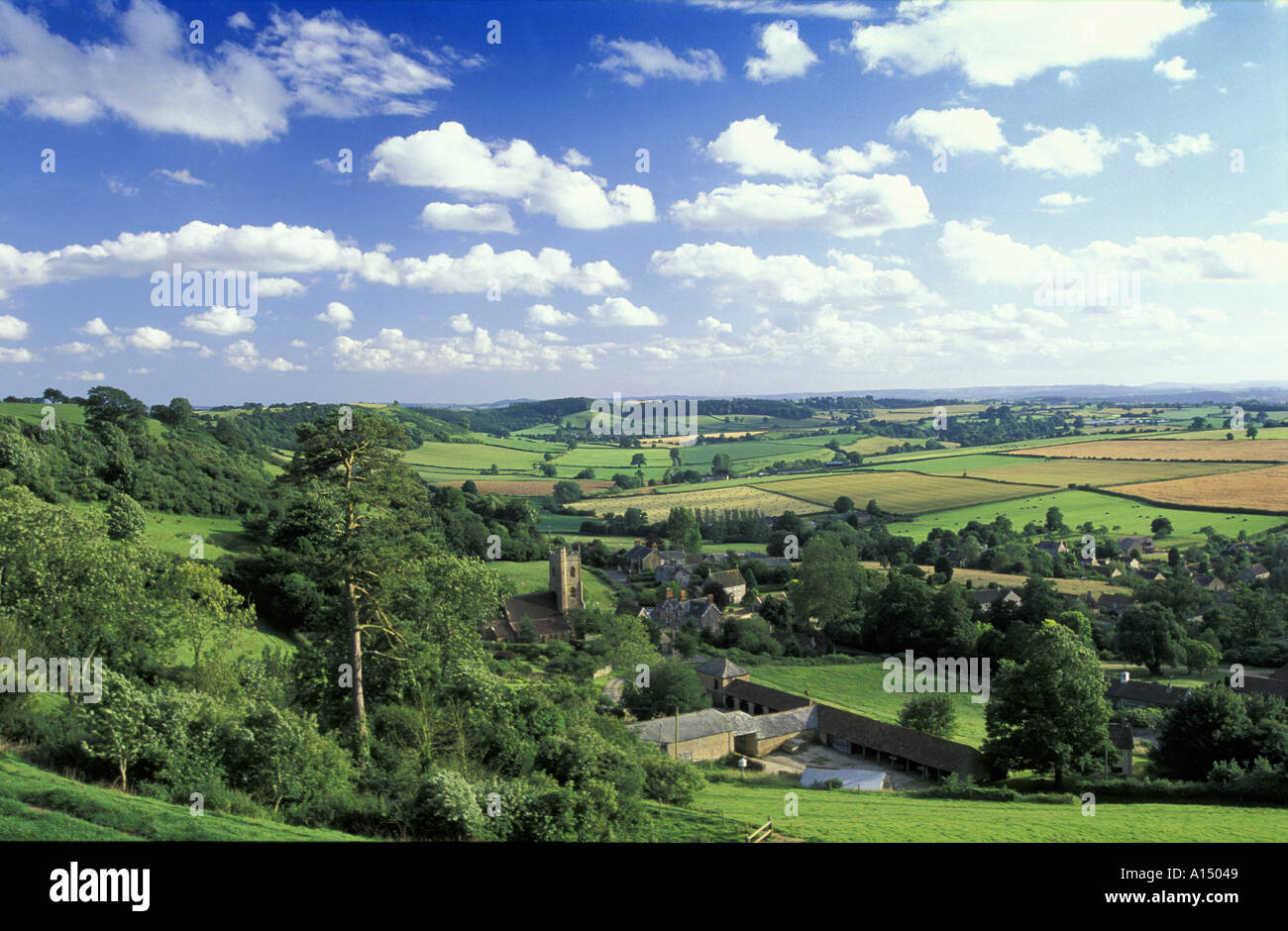 Corton Denham Somerset UK Stock Photo - Alamy