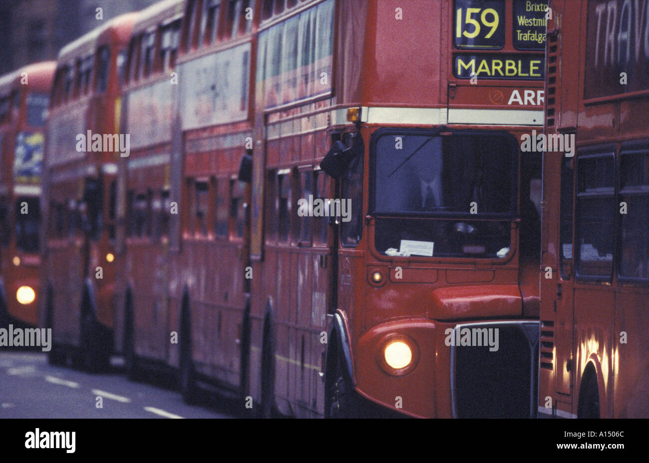 London buses hi-res stock photography and images - Alamy