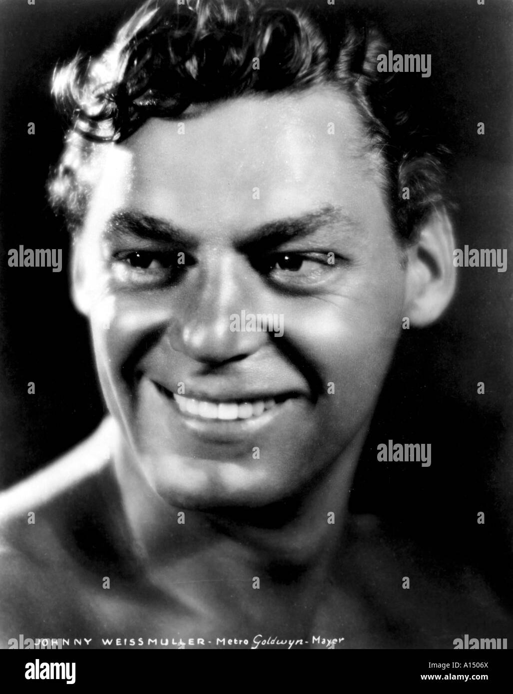 Tarzan the ape man 1932 johnny weissmuller Black and White Stock Photos ...