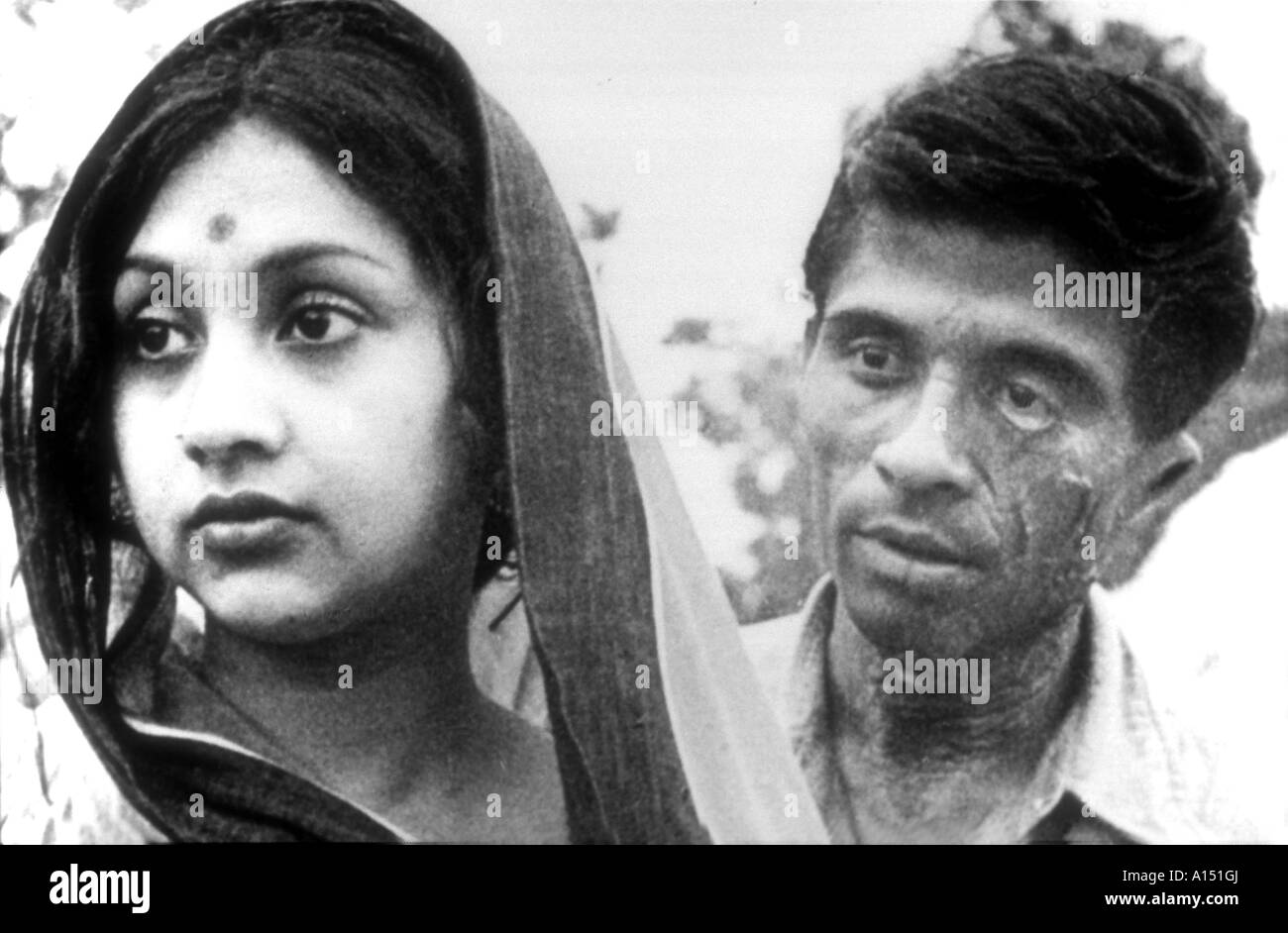 Ashani Sanket Year 1973 Director Satyajit Ray Nomi Ganguli Stock Photo ...