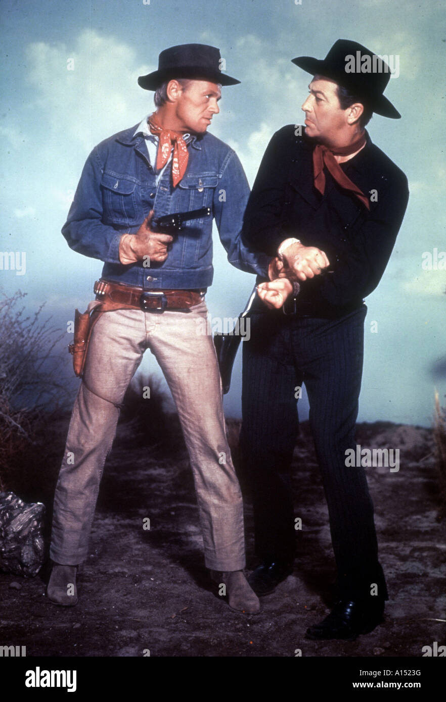 The Law And Jack Wade Year 1958 Director John Sturges Richard Widmark Robert Taylor Stock Photo ...