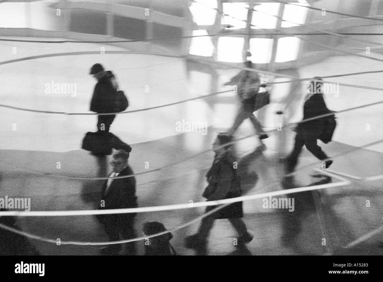people walking through airport Stock Photo - Alamy