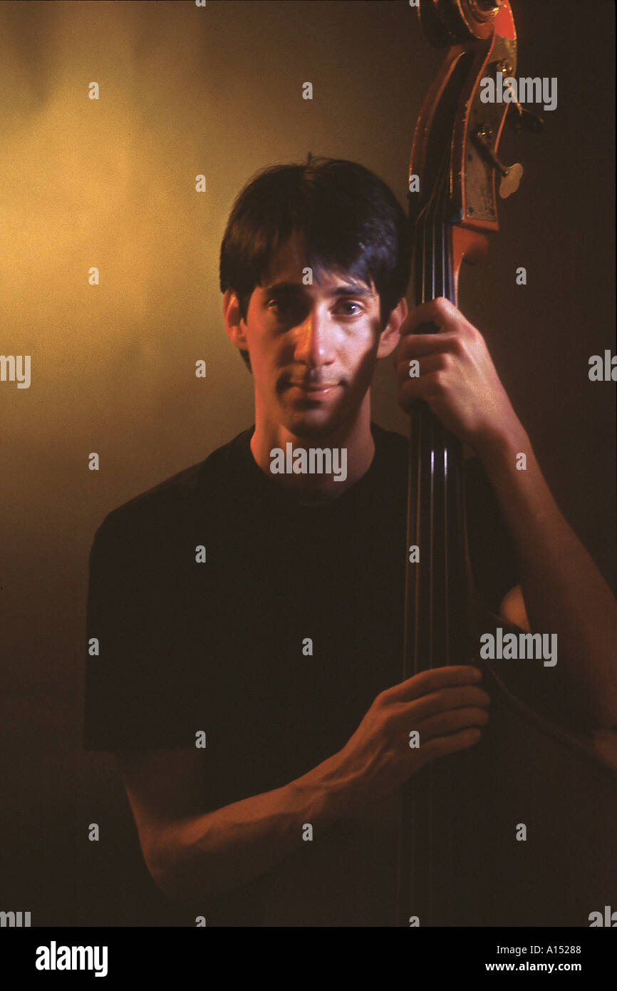 portrait of young bass player Stock Photo - Alamy portrait of young bass player Stock Photo - Alamy