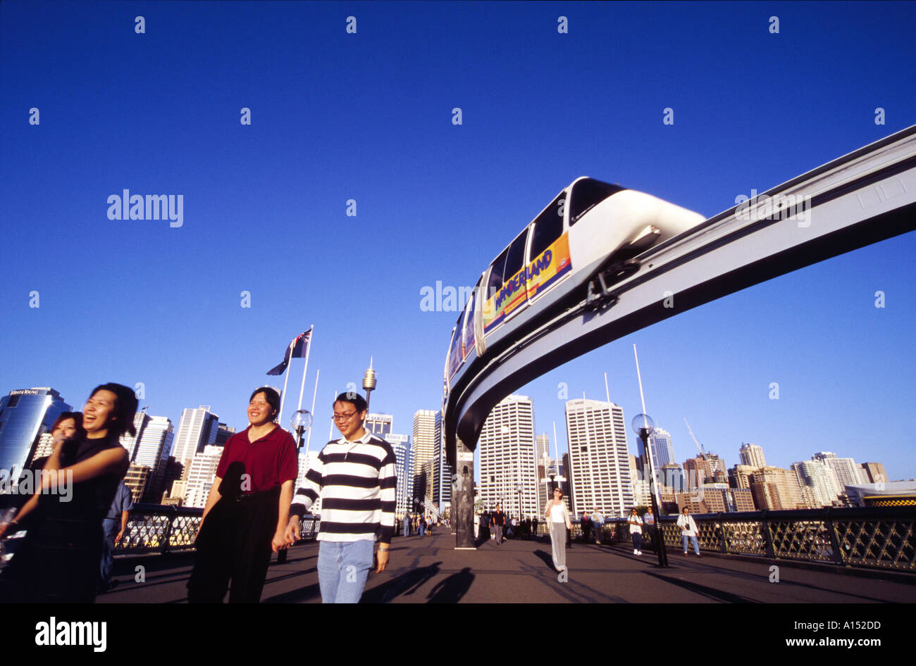 Monorail in Sydney Stock Photo - Alamy