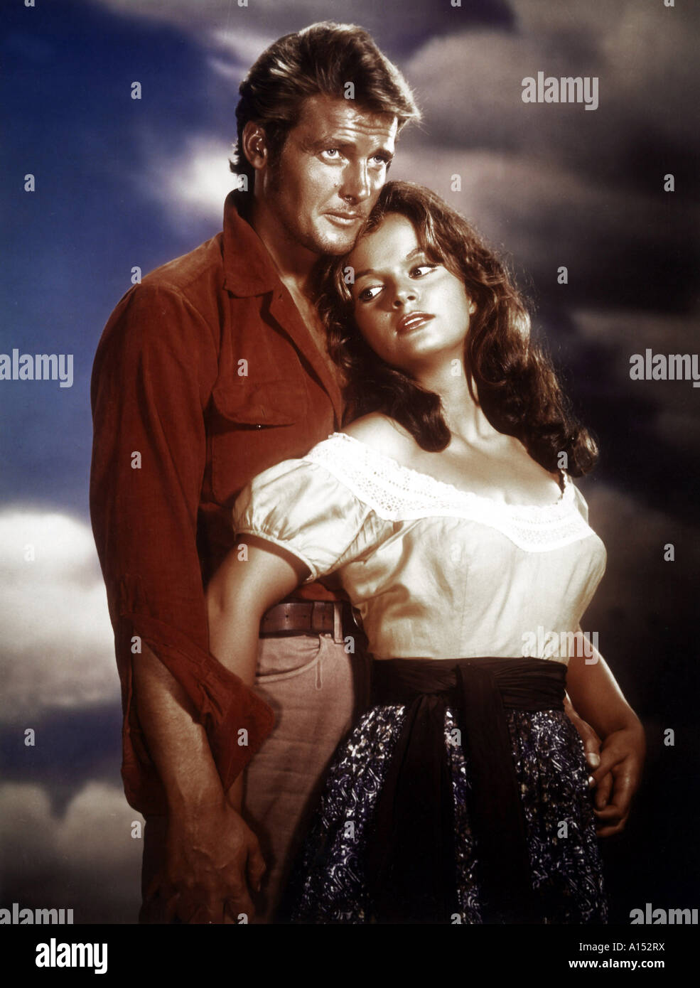 Leticia roman roger moore gold hi-res stock photography and images - Alamy