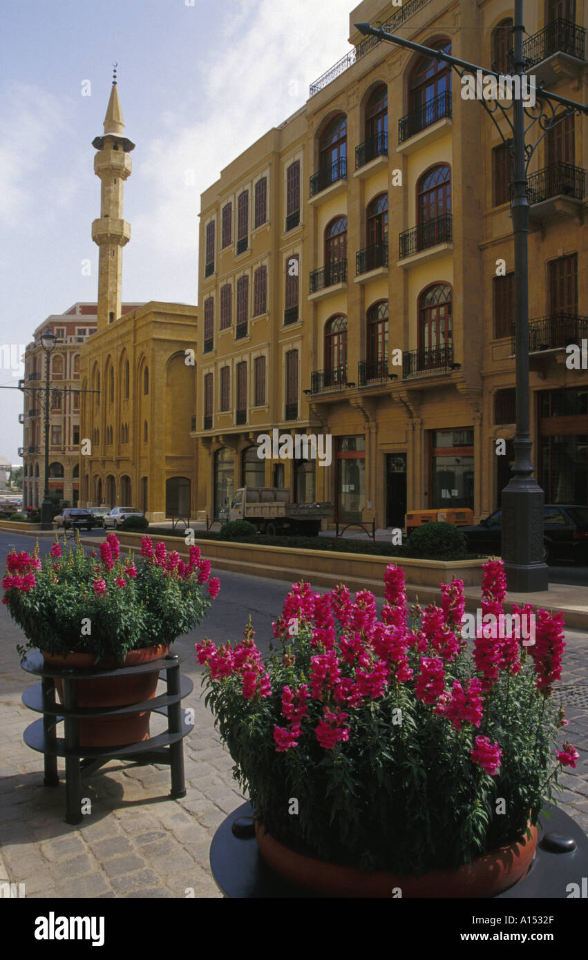 Restored buildings Beirut Lebanon Stock Photo - Alamy
