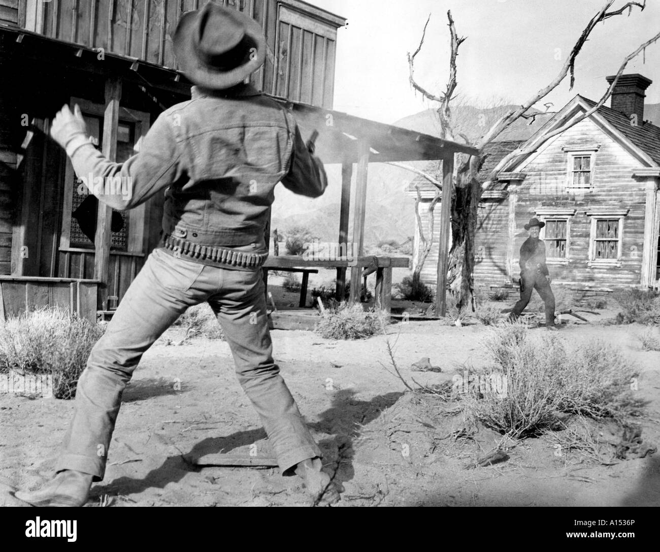 The Law And Jack Wade Year 1958 Director John Sturges Richard Widmark Robert Taylor Stock Photo ...