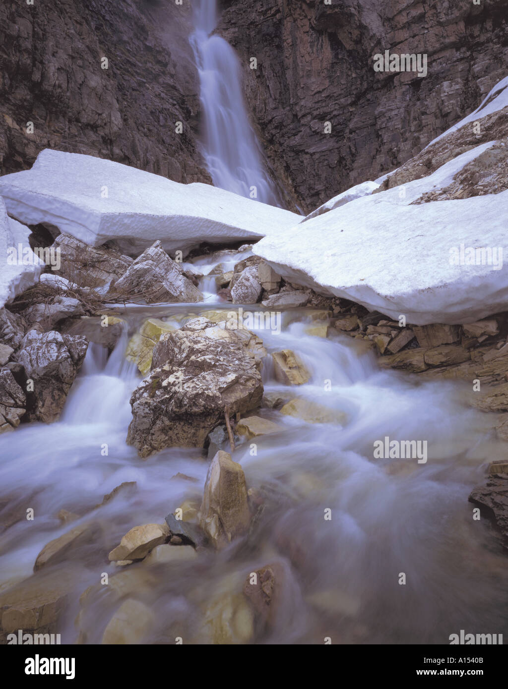 Apikuni Falls Glacier National Park Montana USA Stock Photo - Alamy