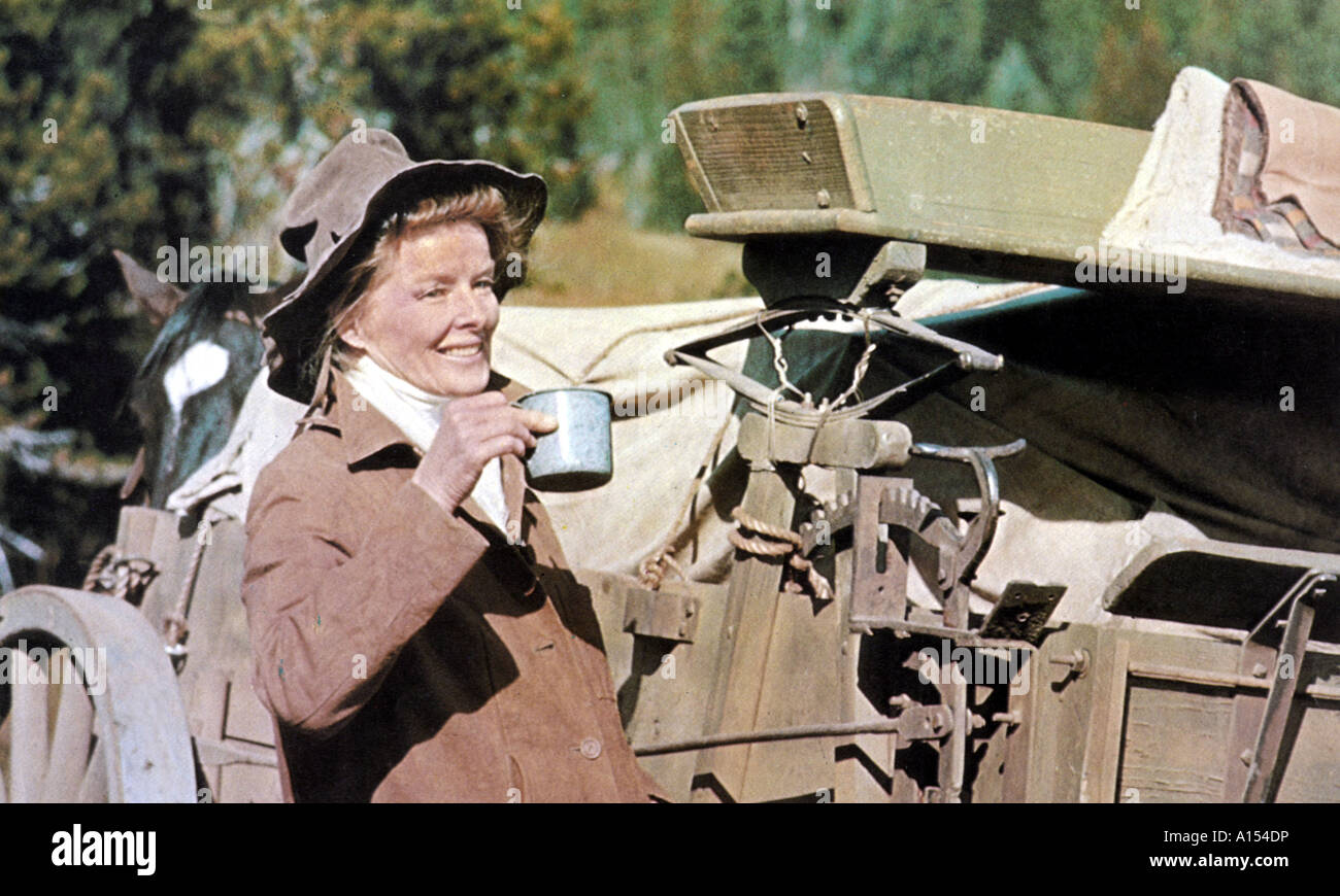 Rooster Cogburn Year 1975 Director Stuart Millar Katharine Hepburn ...