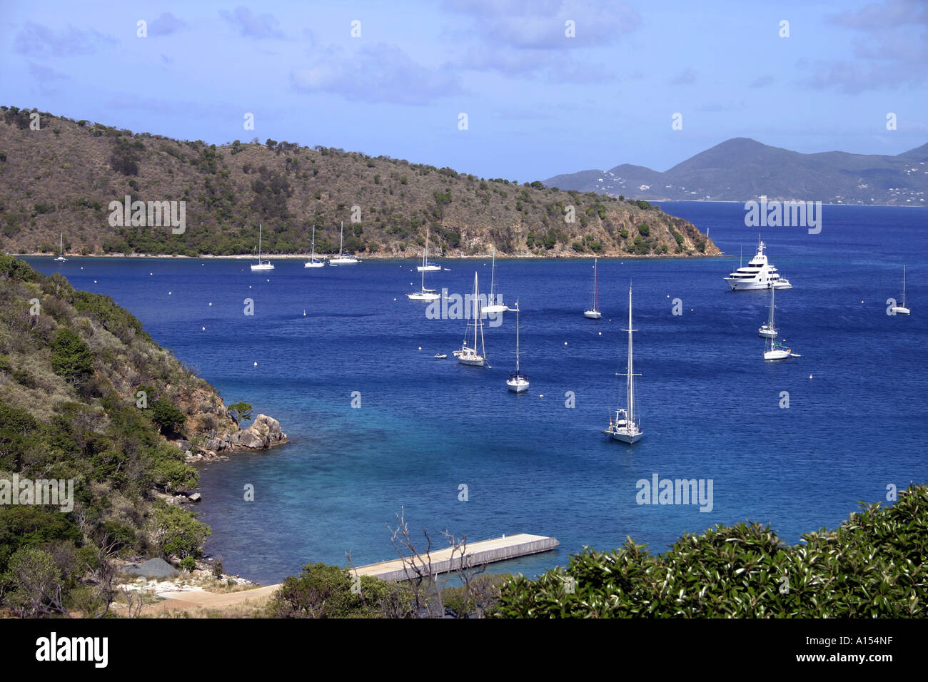The Bight Norman Island British Virgin Islands Caribbean Stock Photo ...