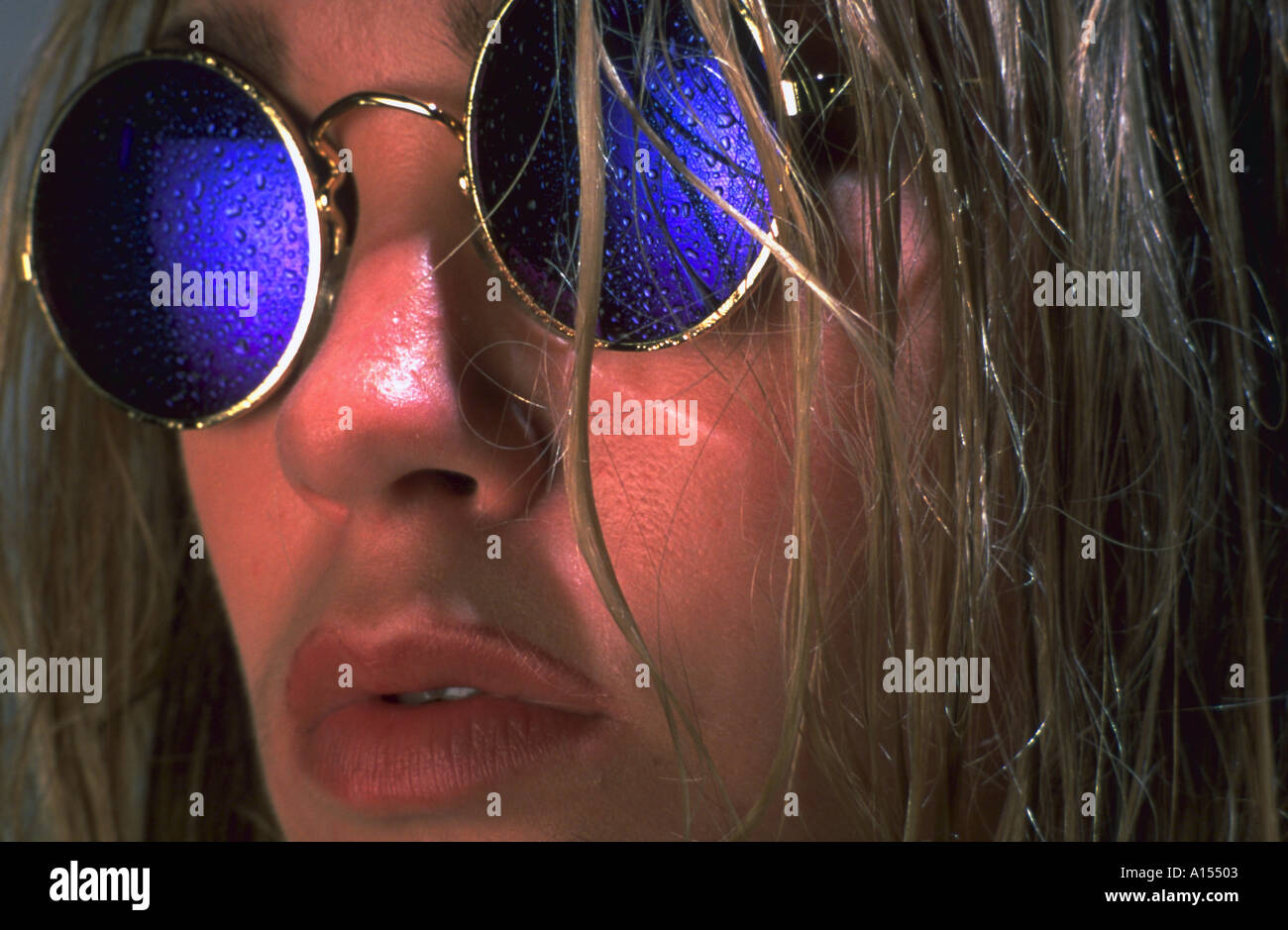 Woman face tanning close hi-res stock photography and images - Alamy