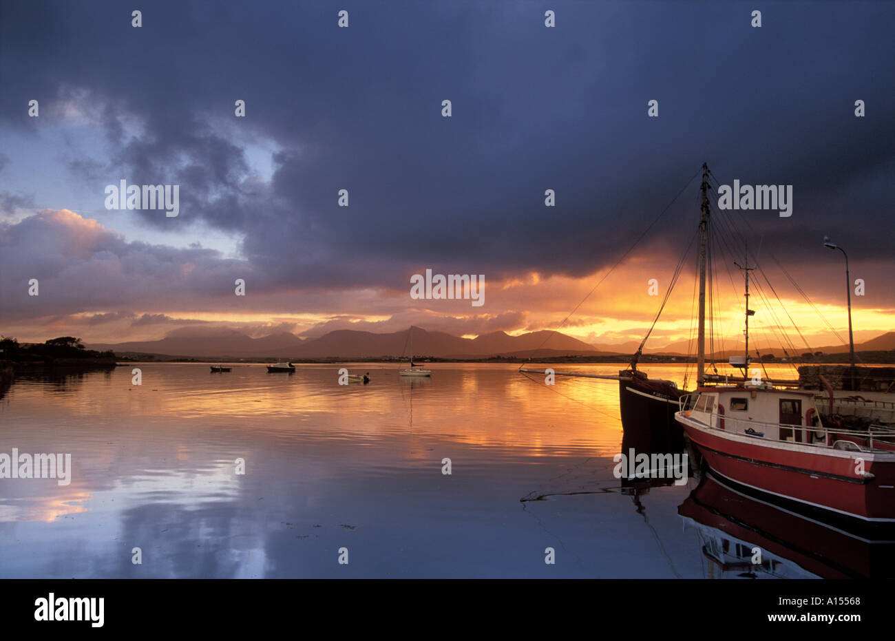 Roundstone Connemara County Galway Ireland Stock Photo - Alamy