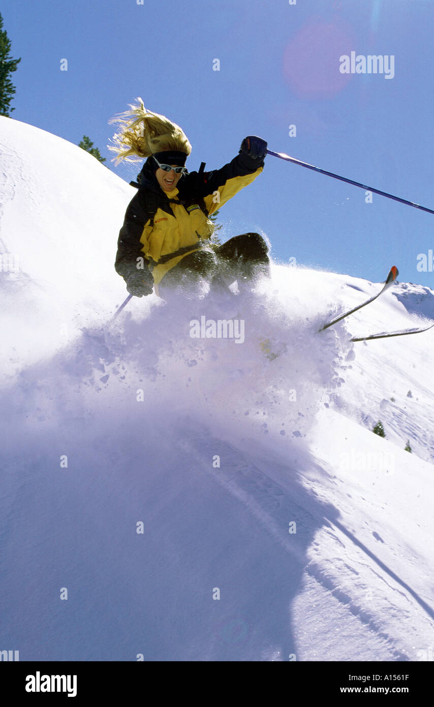 Making fresh tracks hi-res stock photography and images - Alamy