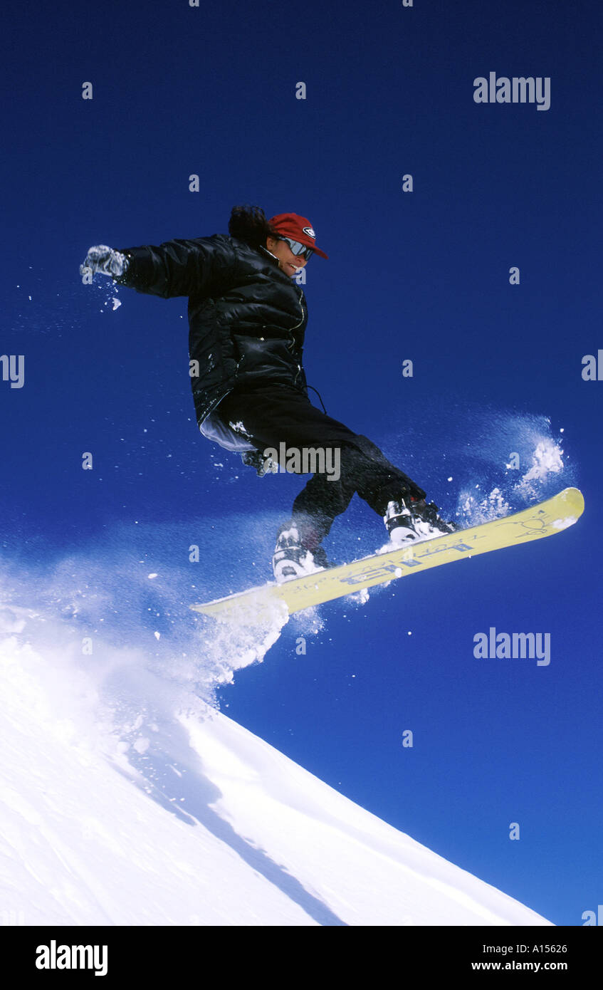 Female blue boarder hi-res stock photography and images - Alamy