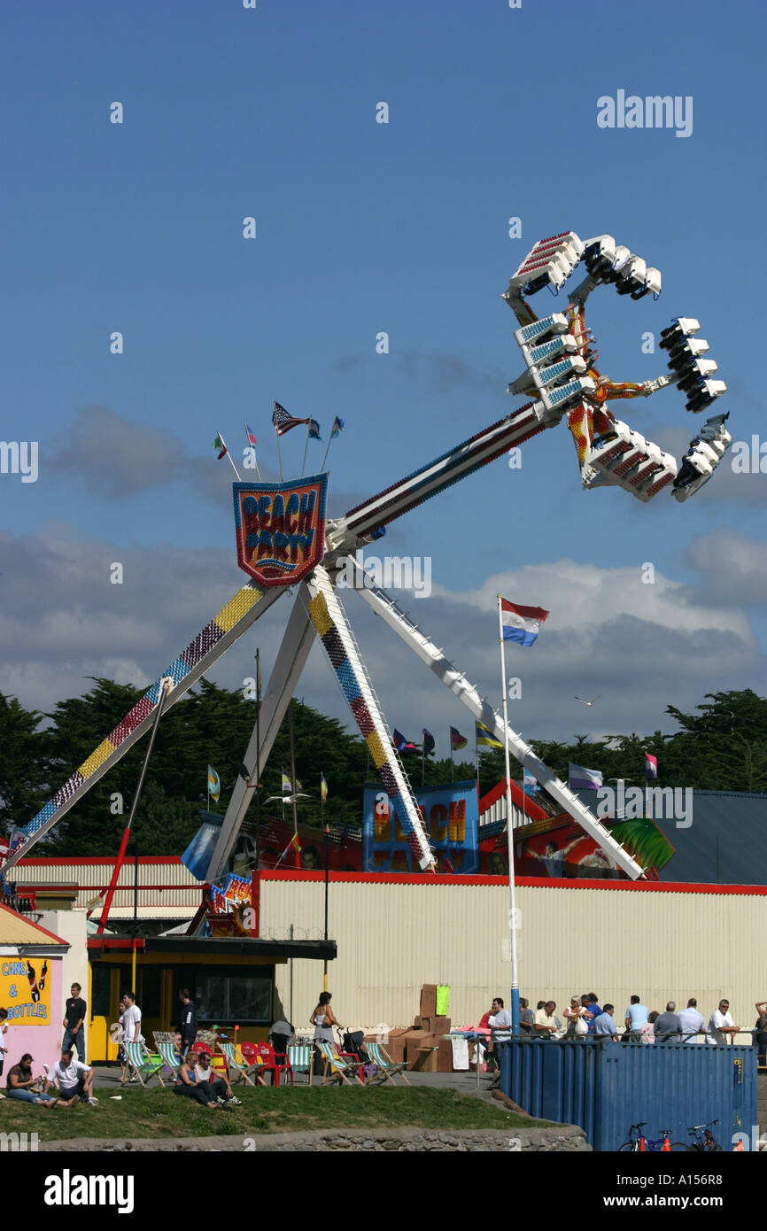 Coney Beach funfair at Porthcawl Stock Photo - Alamy
