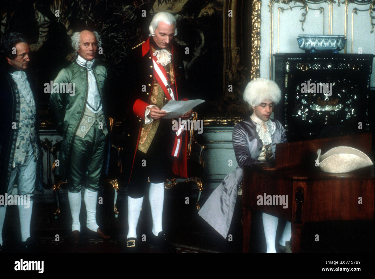 Amadeus Year 1984 Director Milos Forman Tom Hulce Stock Photo - Alamy