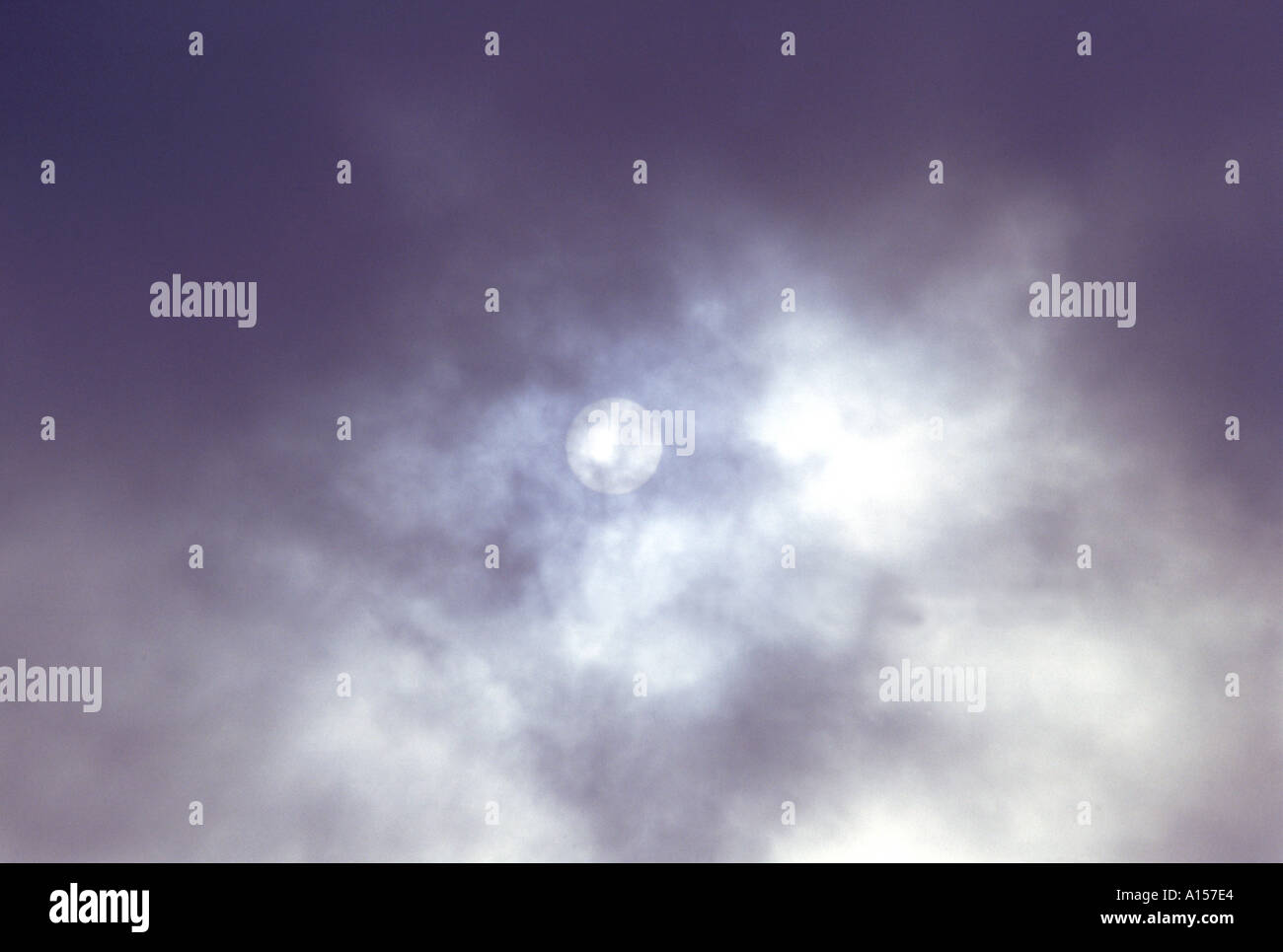 Sun In Clouds Stock Photo - Alamy