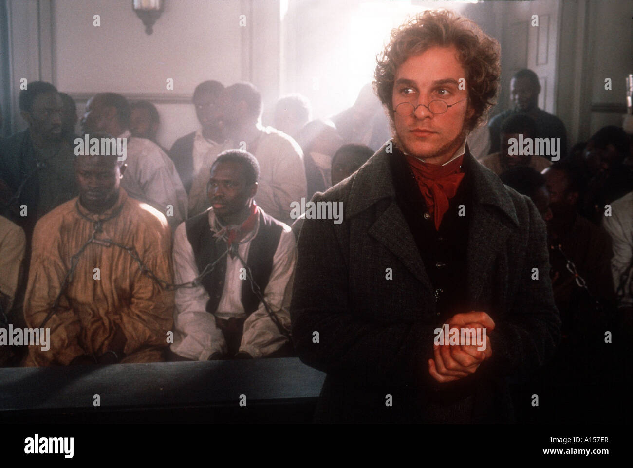 Amistad Year 1997 Director Steven Spielberg Matthew McConaughey Stock ...