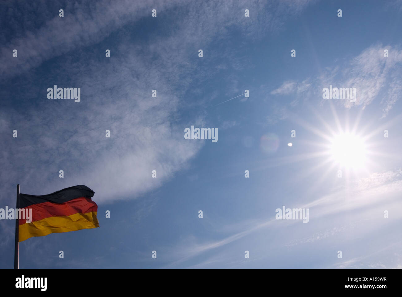 German national flag Stock Photo - Alamy