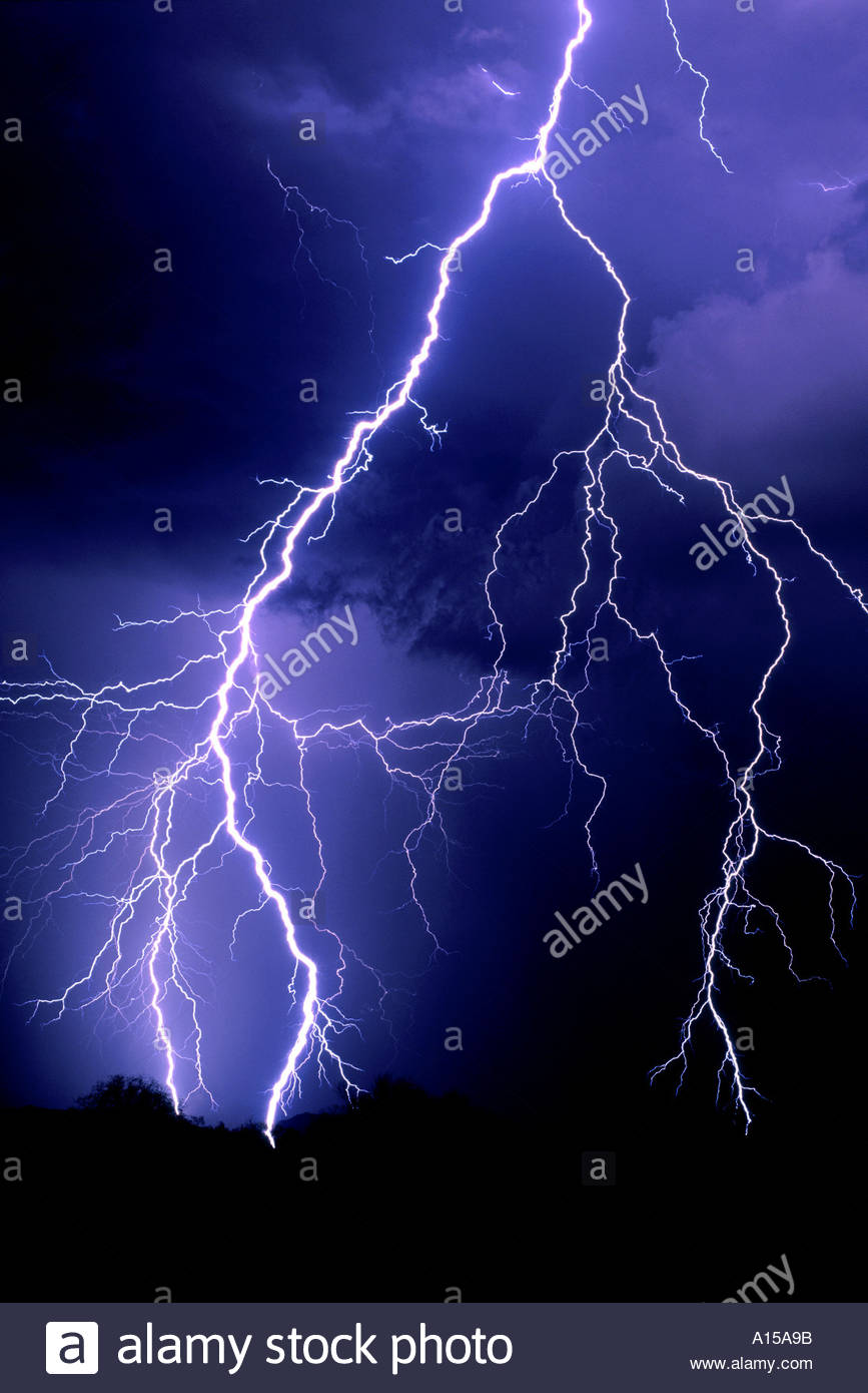 Blue Lightning Bolt High Resolution Stock Photography and Images - Alamy