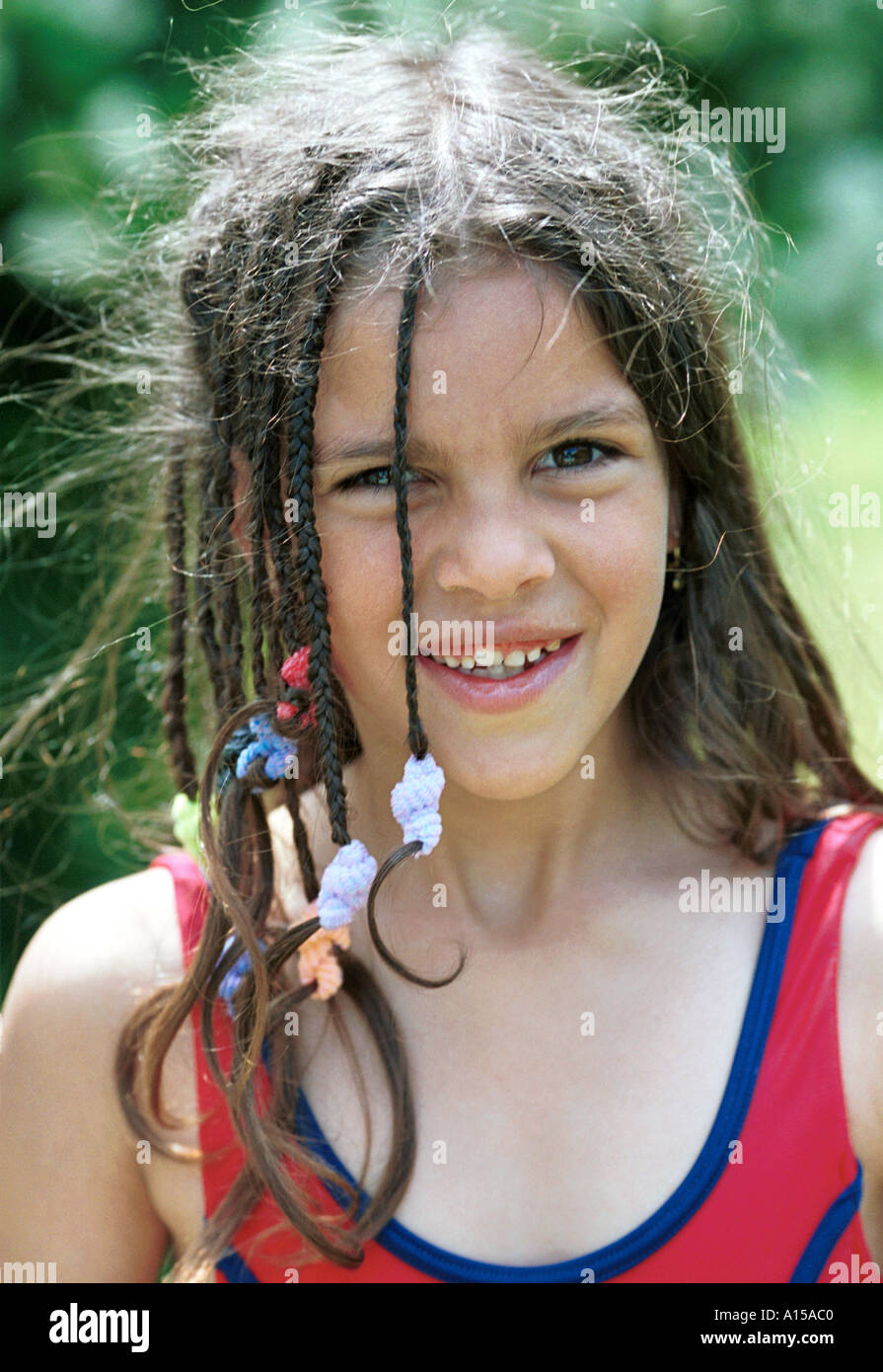People family children 7 year old girl Stock Photo - Alamy