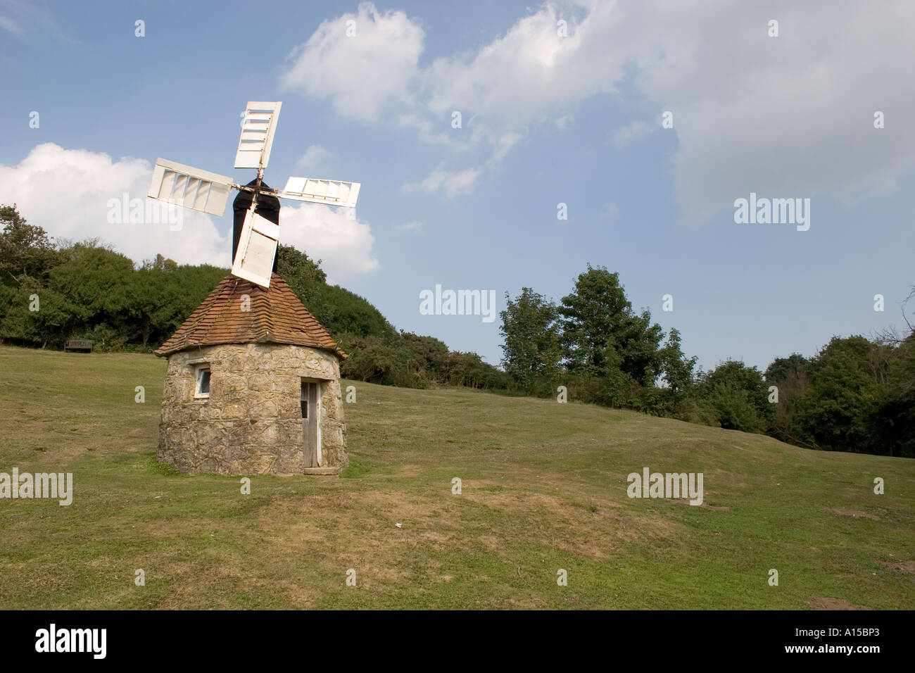 Windmill at Calbourne Mill Isle Of Wight Stock Photo - Alamy