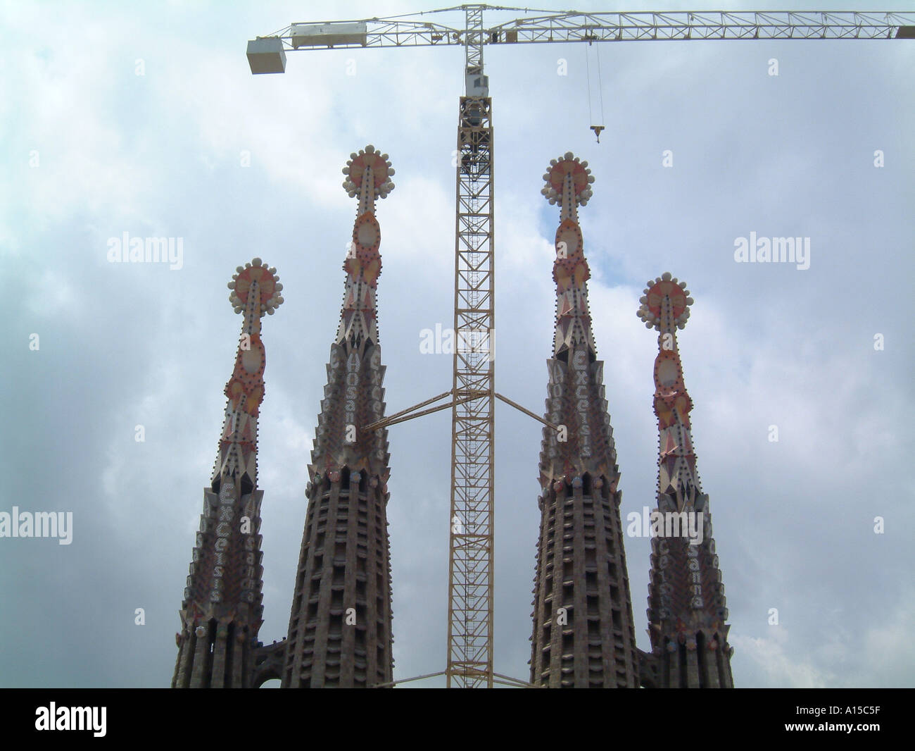 Temple Expiatory de la Sagrada Familia Gaudi Barcelona Stock Photo - Alamy